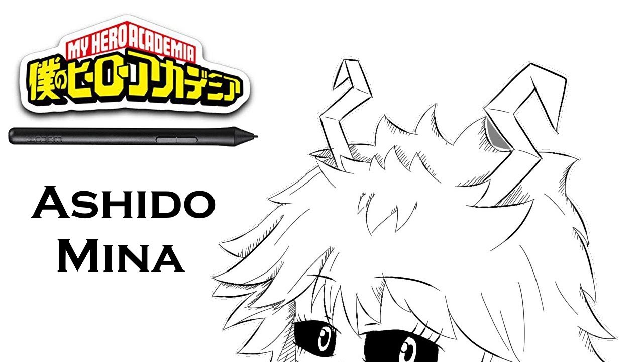 Drawing Ashido Mina (BNHA) - YouTube