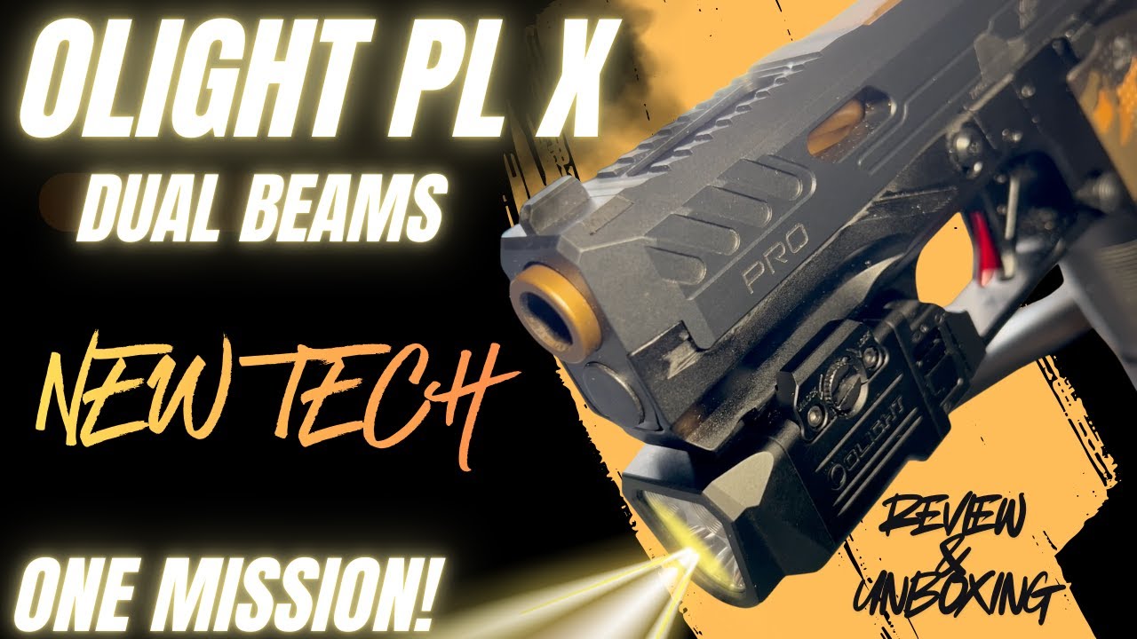 Olight PL X Weapon Light Review & Unboxing | Dual Beam WML - YouTube