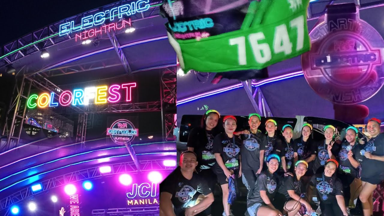 Electric Night Run for Hope 2024|Alabang JCI manila - YouTube