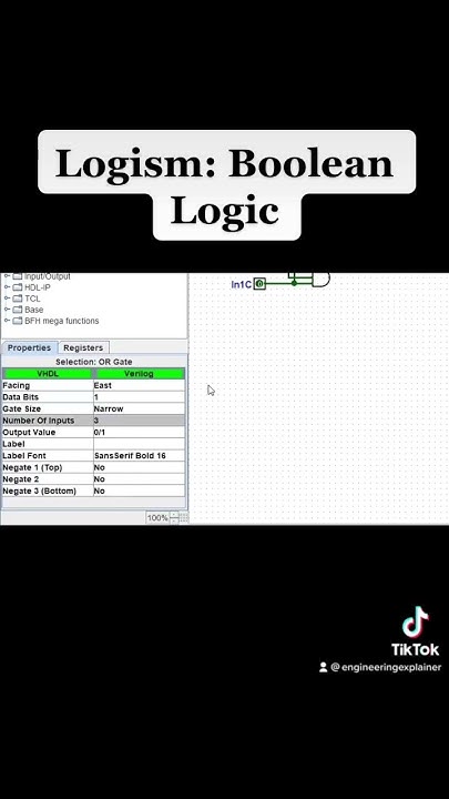 Logisim Evolution Lab02: Boolean Logic - YouTube