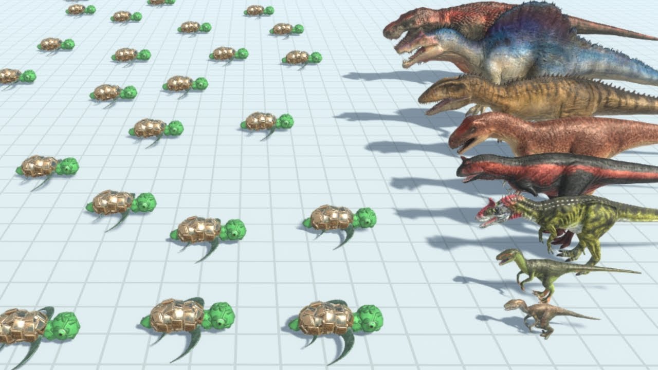 Turtle Army vs ALL TEAMS ARBS Animal Revolt Battle Simulator - YouTube