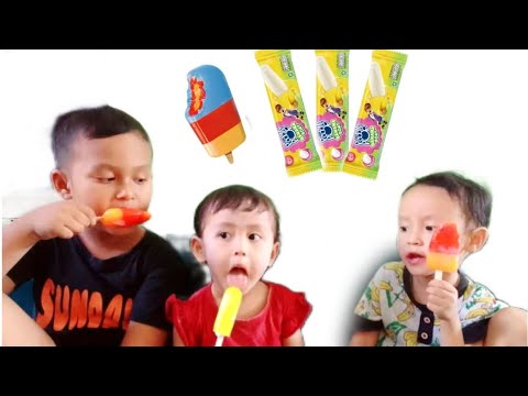 MAKAN BERBAGAI MACAM VARIAN ES KRIM WALLS - YouTube