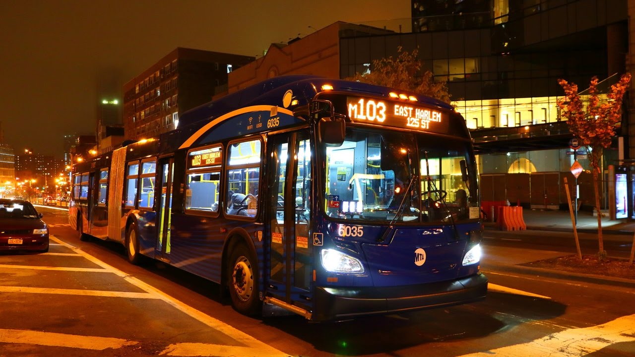 MTA New York City Bus 2017 New Flyer XD60 "Xcelsior" Artic 6035 On The ...