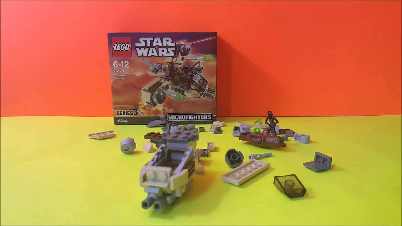 LEGO 75129 Star Wars Microfighters Wookiee Gunship, 75129 - YouTube