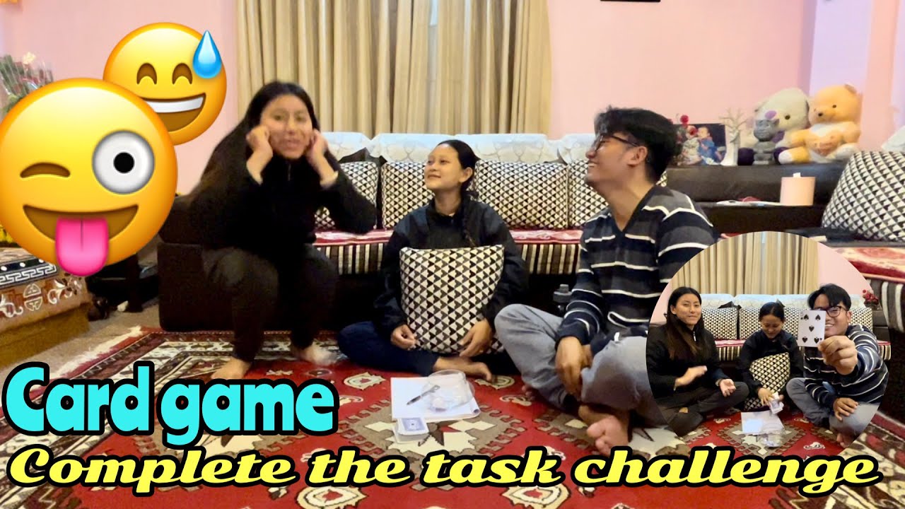 Card game ,complete the task challenge 😜 @daurivlogs9695 Kancha Rocks ...
