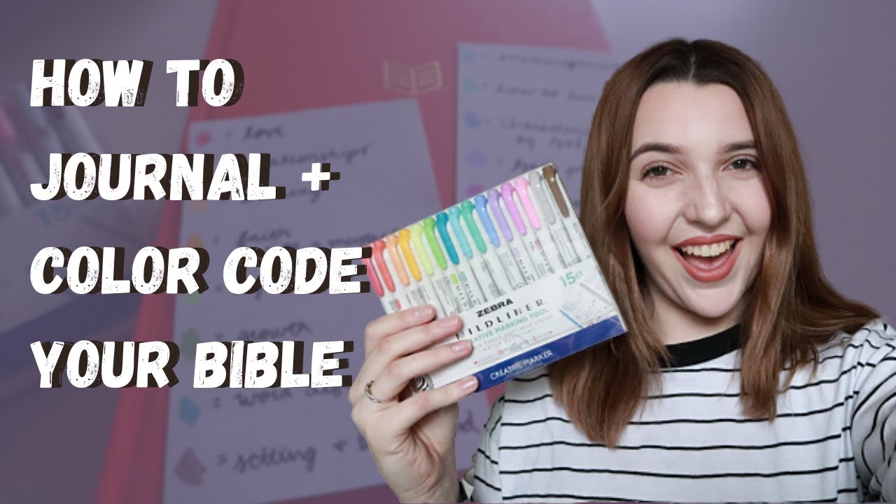 How to Bible Journal + color coding & highlighting - YouTube