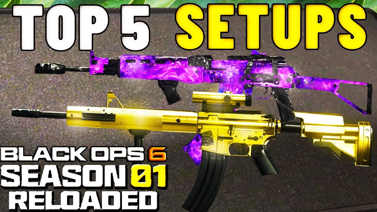 TOP 5 *META* AR LOADOUTS in BLACK OPS 6 AFTER UPDATE! 👑 (BO6 Best Class ...