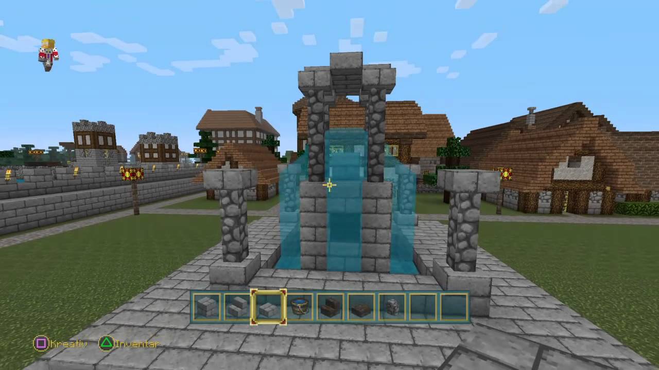 Minecraft Tutorial mittelgroßer Brunnen # by Kusuchiru - YouTube