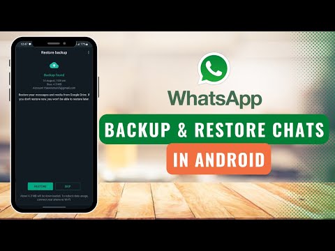Backup and Restore Whatsapp Messages on Android (2022)