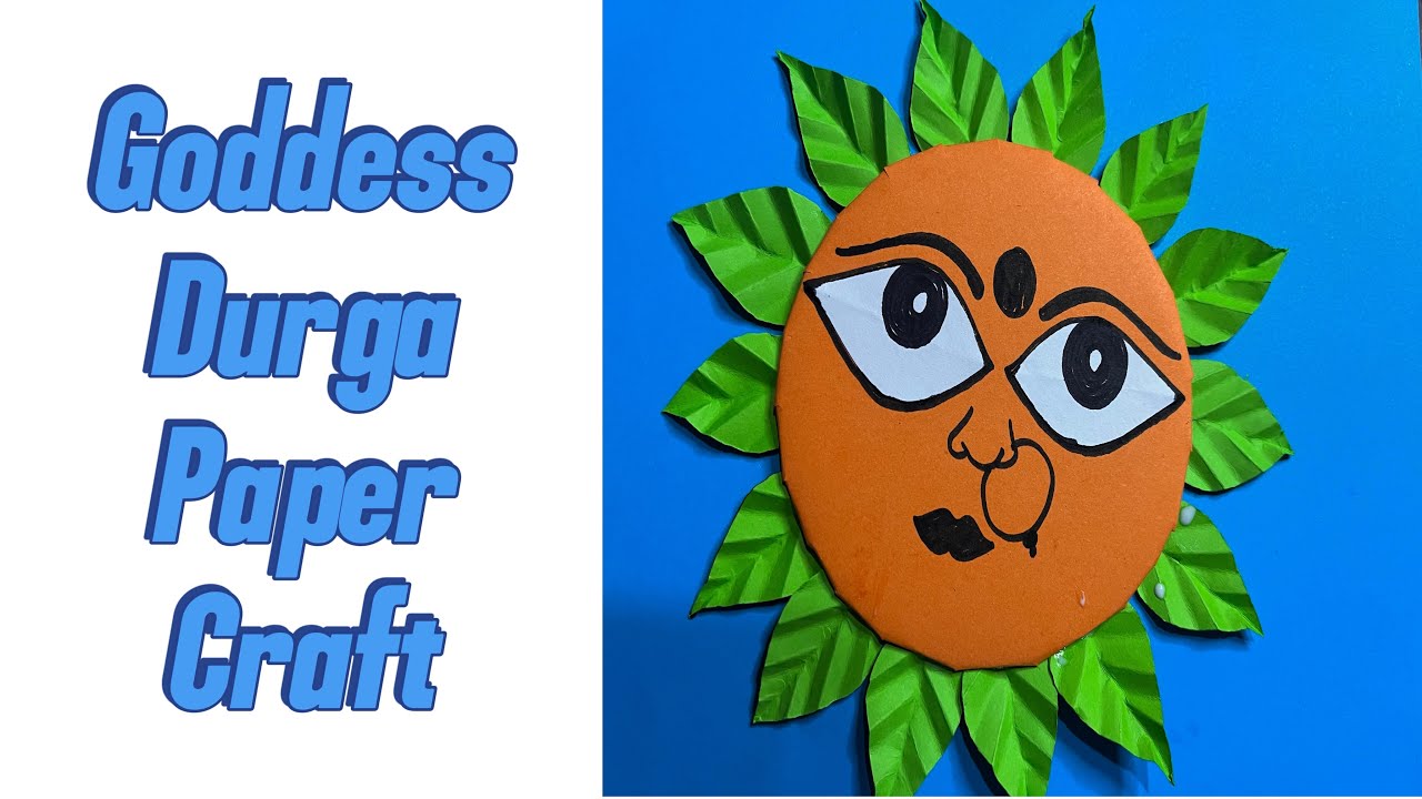 Goddess Durga paper craft#paper #craft #diy - YouTube
