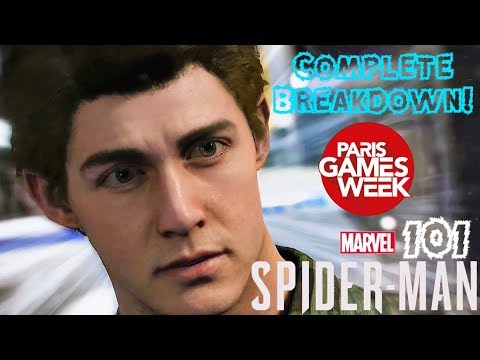 Spider-Man PS4: 101 - PGW Complete Breakdown! LINEAR MJ & Peter Parker Gameplay CONFIRMED?!?