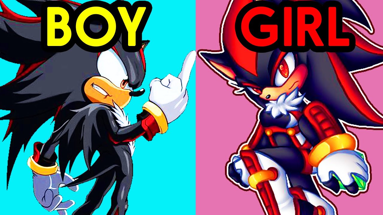 Shadow The Hedgehog | Genderbend Meme | GENDER SWAP - YouTube