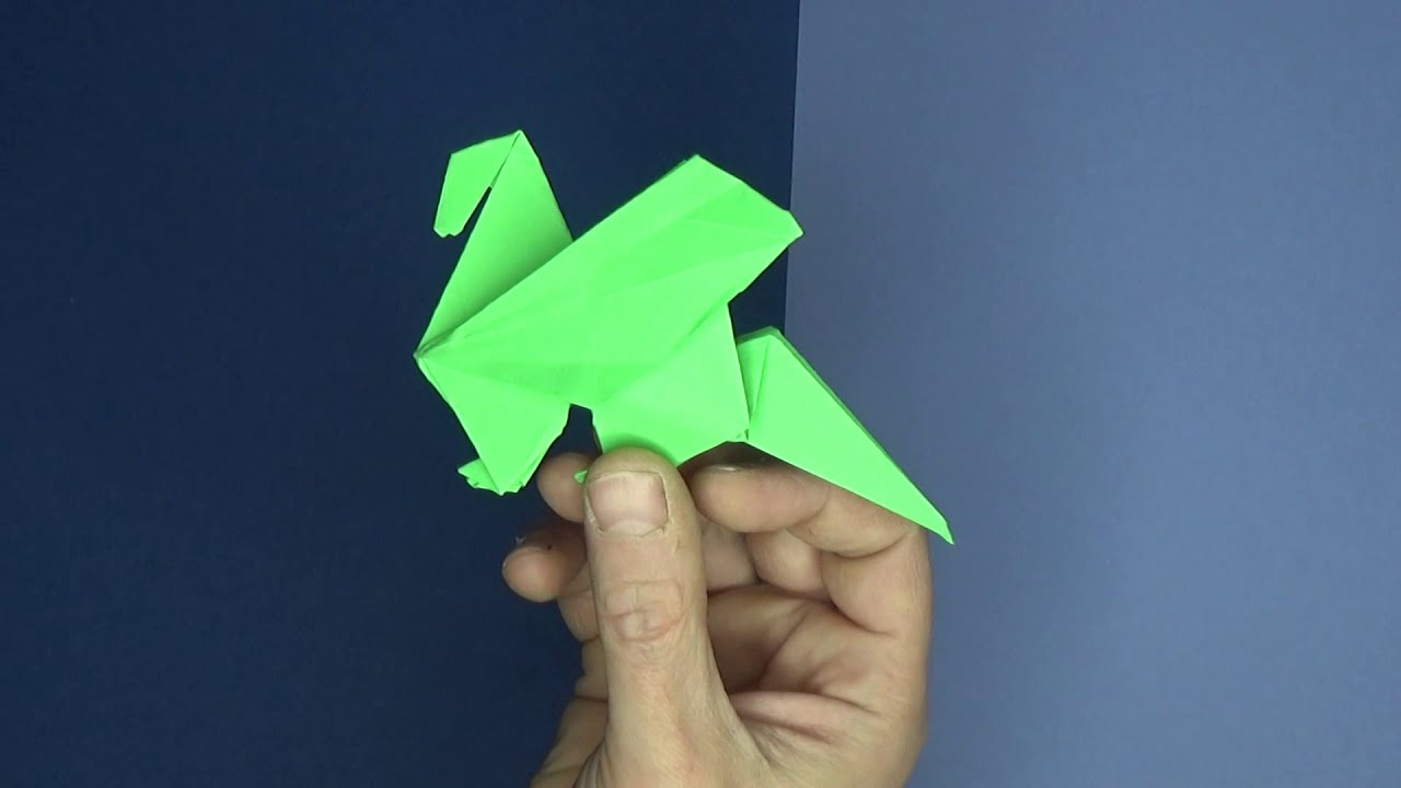 Origami Pegasus / How to make a paper Pegasus - YouTube