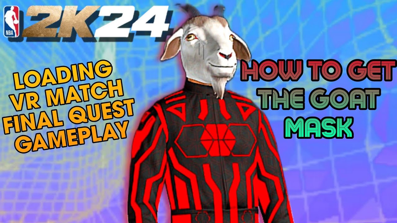 NBA 2K24 CURRENT GEN HOW TO GET THE GOAT MASK - YouTube