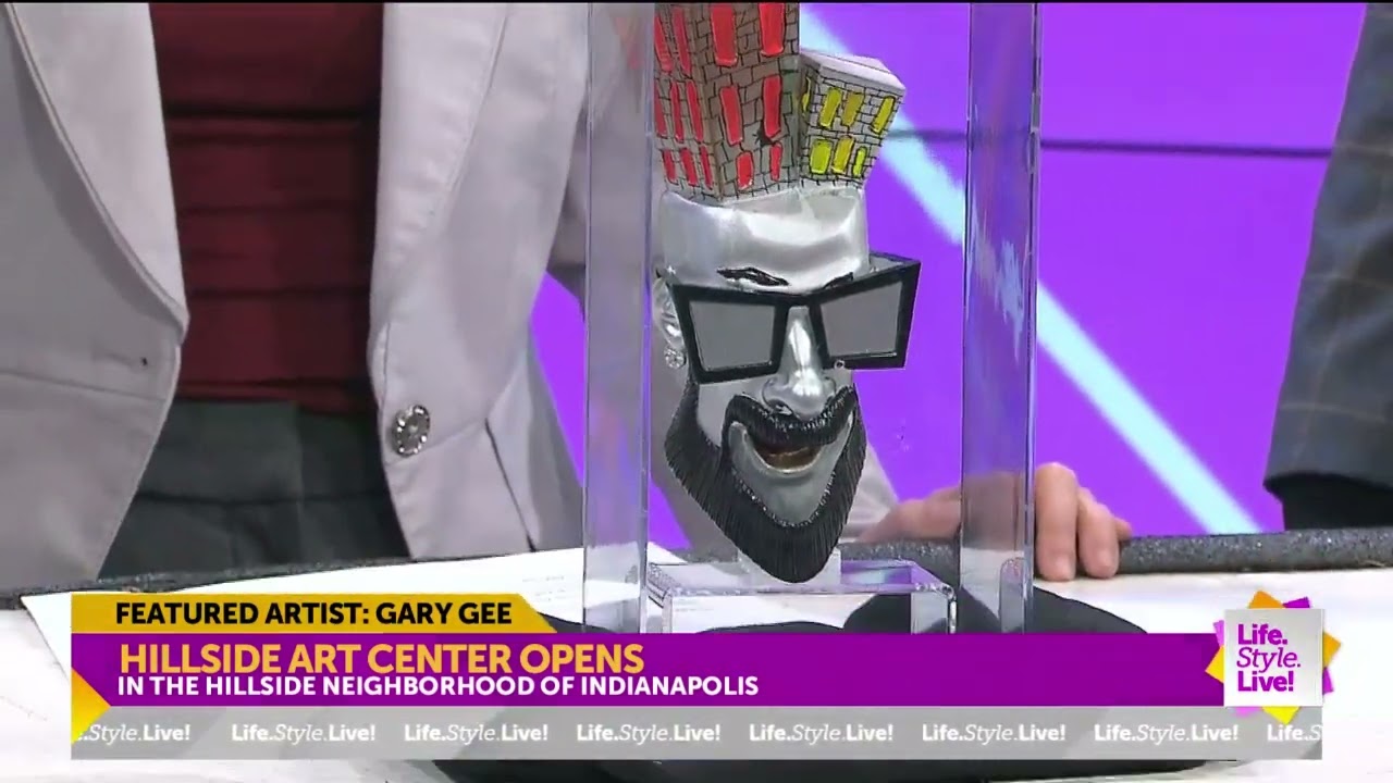 Featured artist Gary Gee talks Hillside art center opening - YouTube