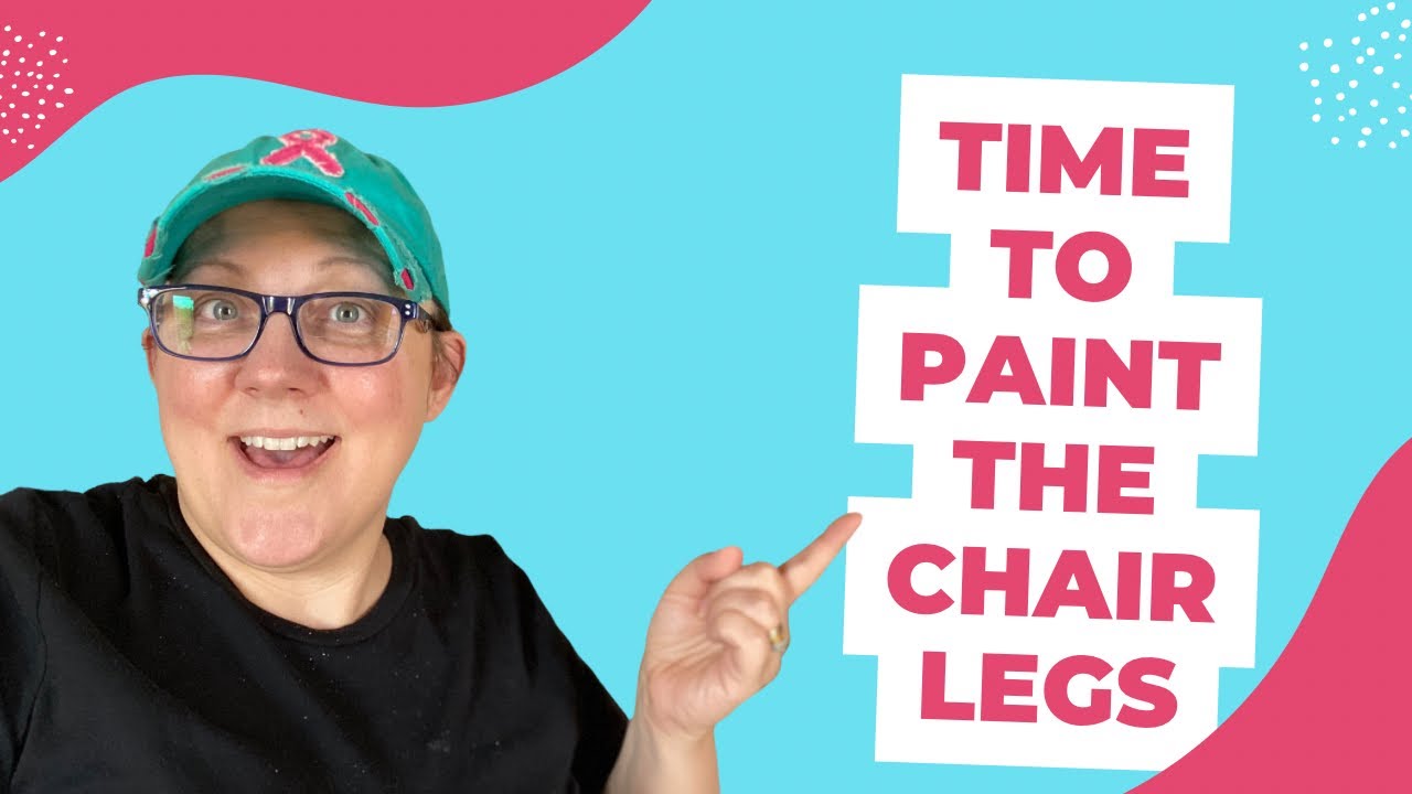Time to paint the chair legs - YouTube