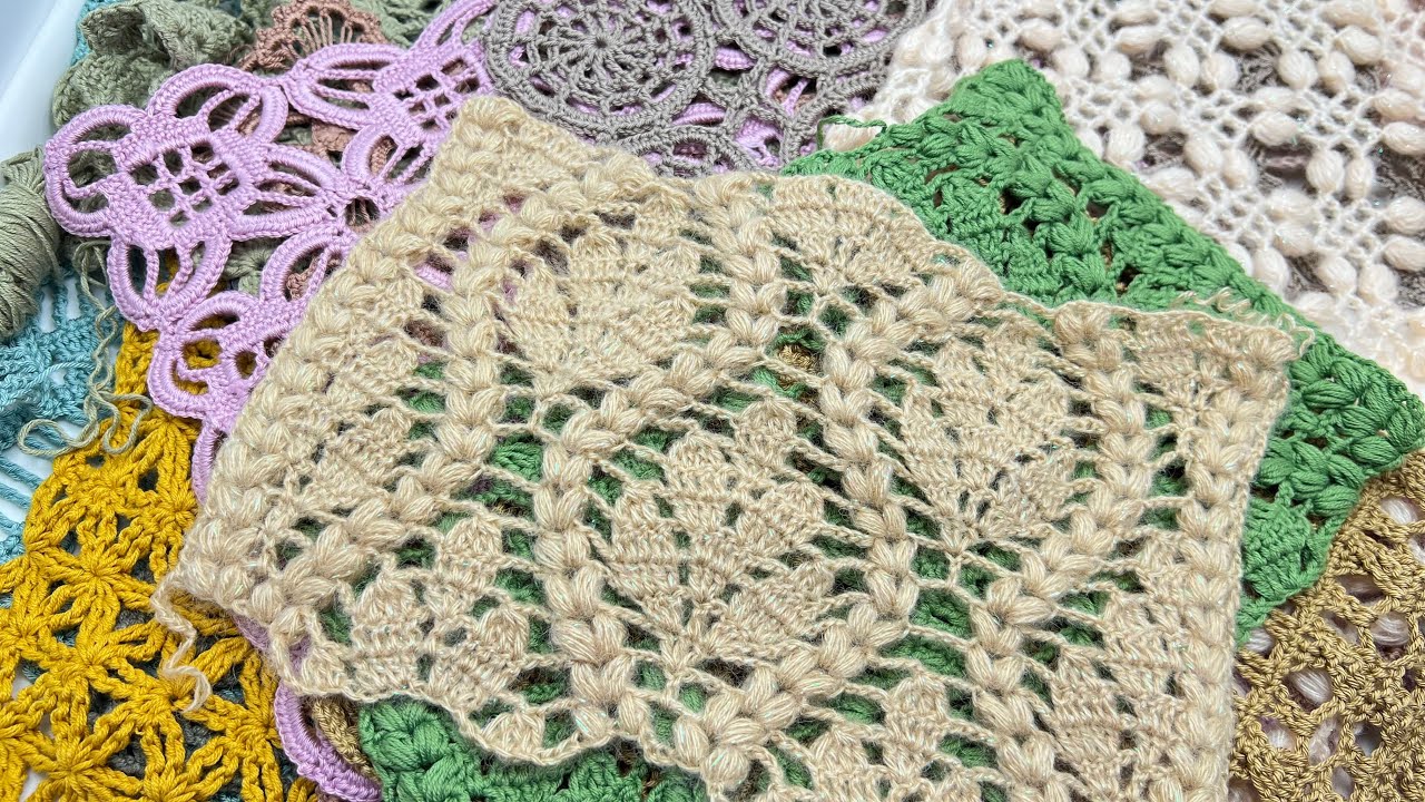 Beautiful summer crochet models for idea purposes -5-(all videos are on ...