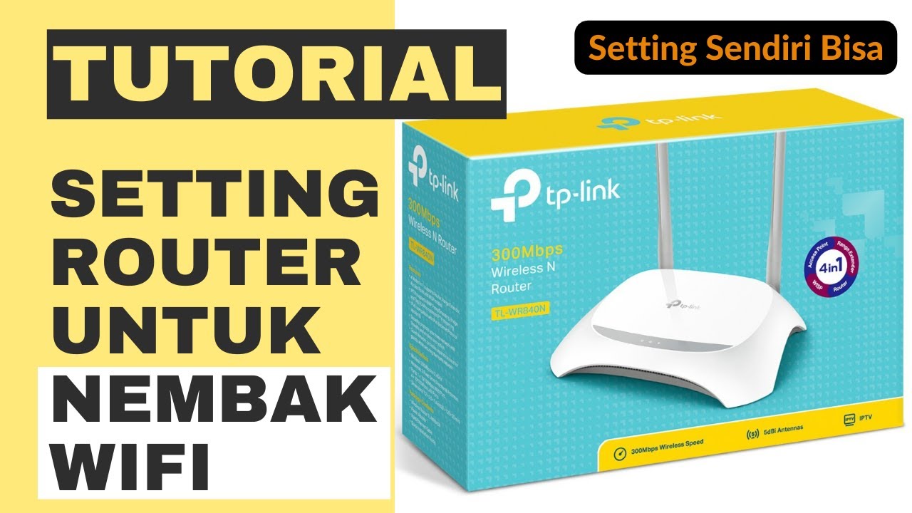 Tutorial Setting Router Untuk Menembak WIfi - YouTube