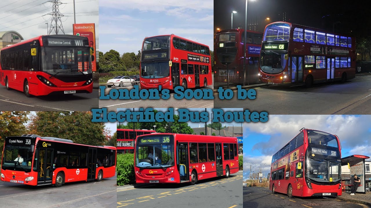 London's (Soon to be) Electrified Bus Routes - YouTube