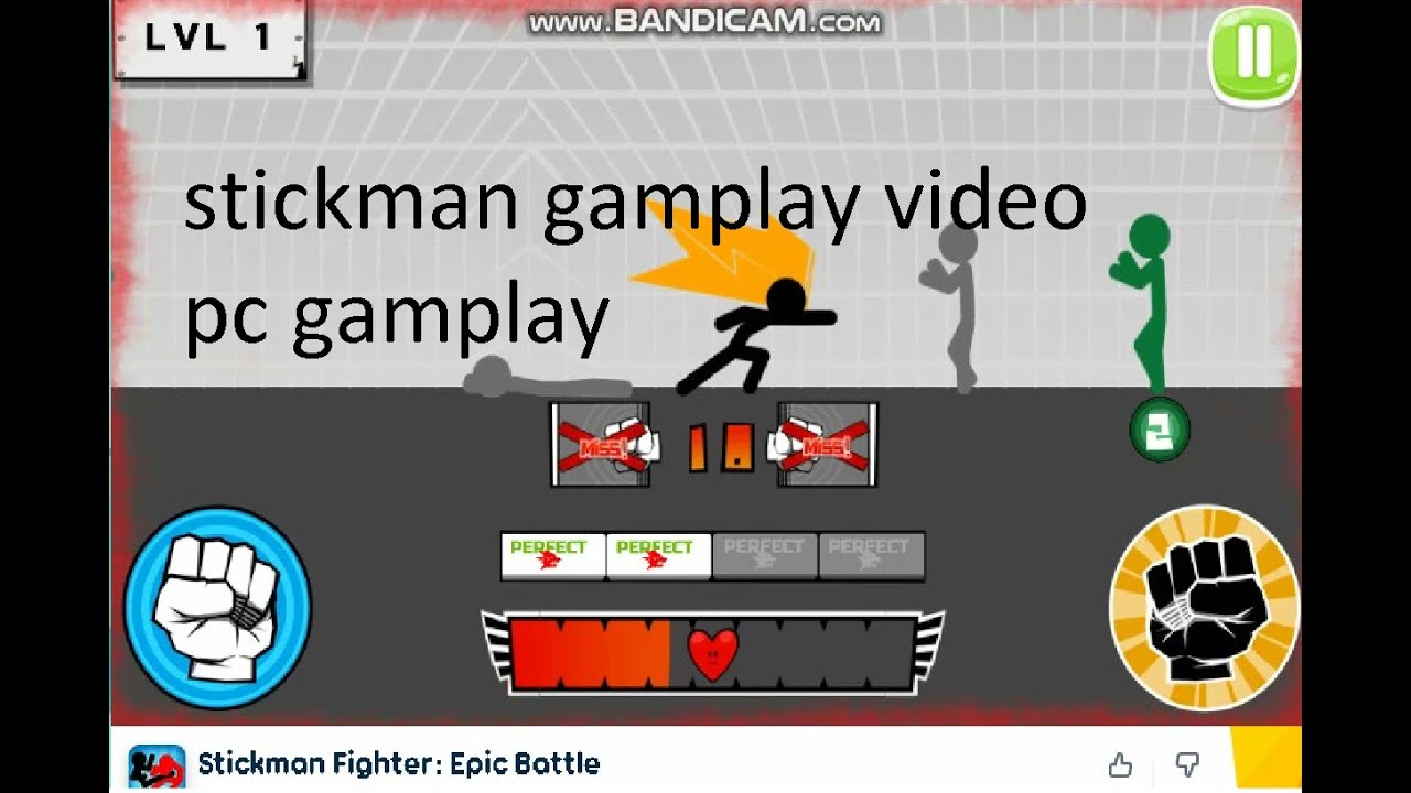 The stickman gameplay so very hard and pc gameplay - YouTube