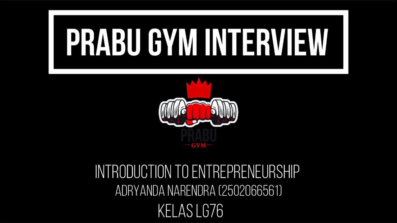 Prabu Gym Interview_Creativepreneurship Binus @Bandung - YouTube