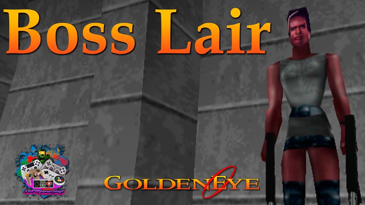 Goldeneye 007 N64 - Boss Lair - 00 Agent (Custom Level) - YouTube