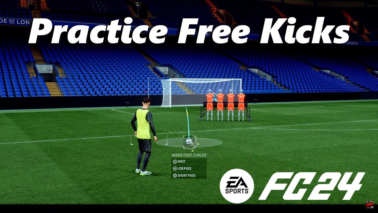 EA Sports FC 24: How To Practice Free Kicks - YouTube