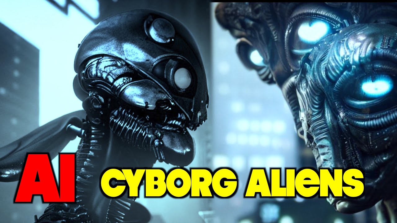 AI Generated Cyborg Aliens Part 2 - YouTube