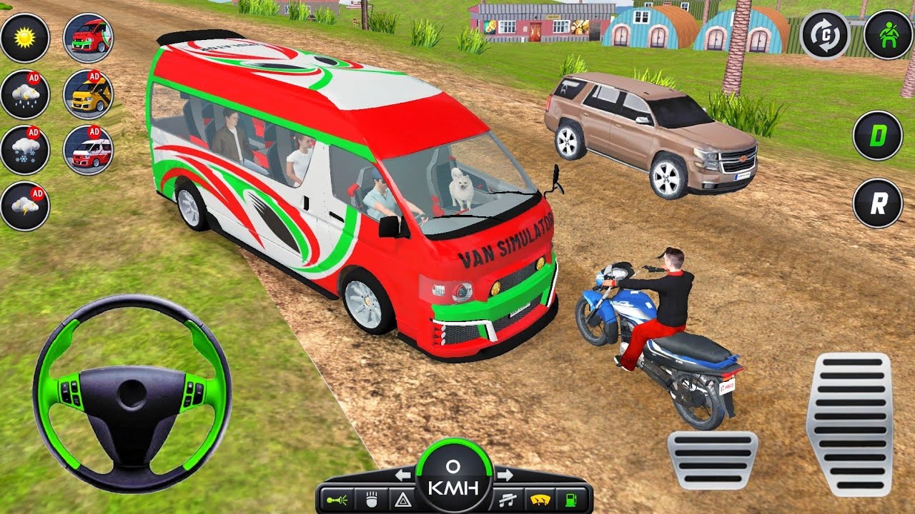 Real Coach Van Driving Games | Realistic Public Transport Minibus ...