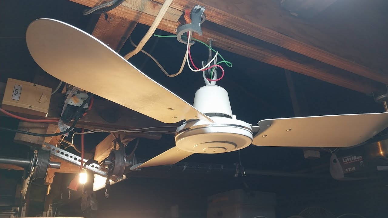 SMC M36 36" industrial ceiling fan - YouTube