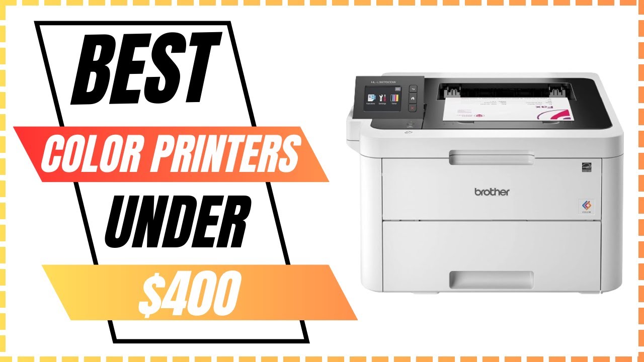 Top 5 Best Color Printers Under $400 In 2024 - YouTube