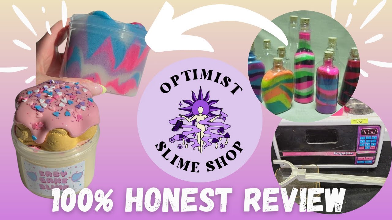NOSTALGIC THROWBACK SLIME WITH OPTIMIST SLIME - SAND ART AND EASY BAKE ...