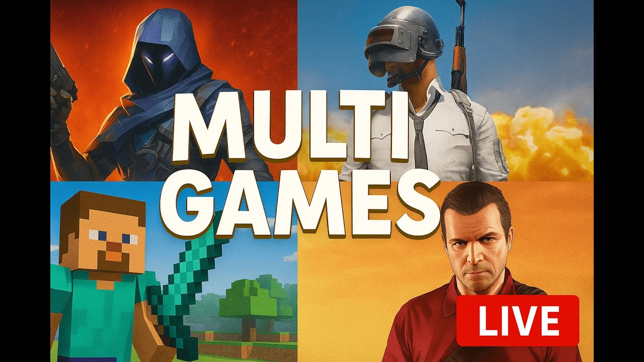Playing Every Game You Love in ONE Stream! 🔥🎮 - YouTube