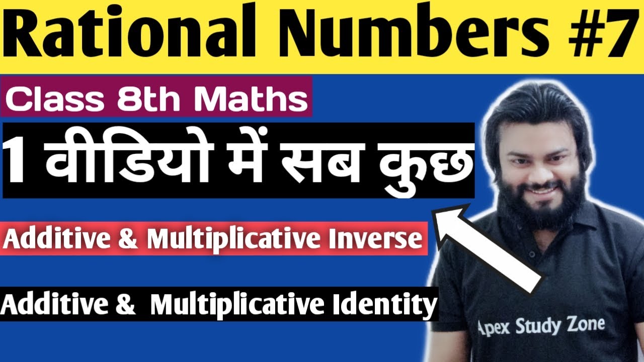 Additive Inverse | Multiplicative Inverse | Additive and Multiplicative ...
