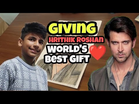 I Gave Hrithik Roshan HIS LIFE BIGGEST GIFT || HR BEST GIFT || Artistic ...
