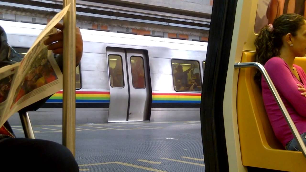 Metro de Caracas - Alstom S4, CAF S6 en Línea 1. - YouTube