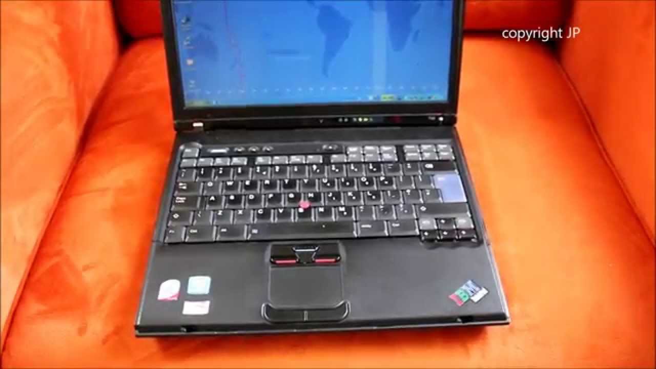 IBM Thinkpad t43 18714AG - YouTube