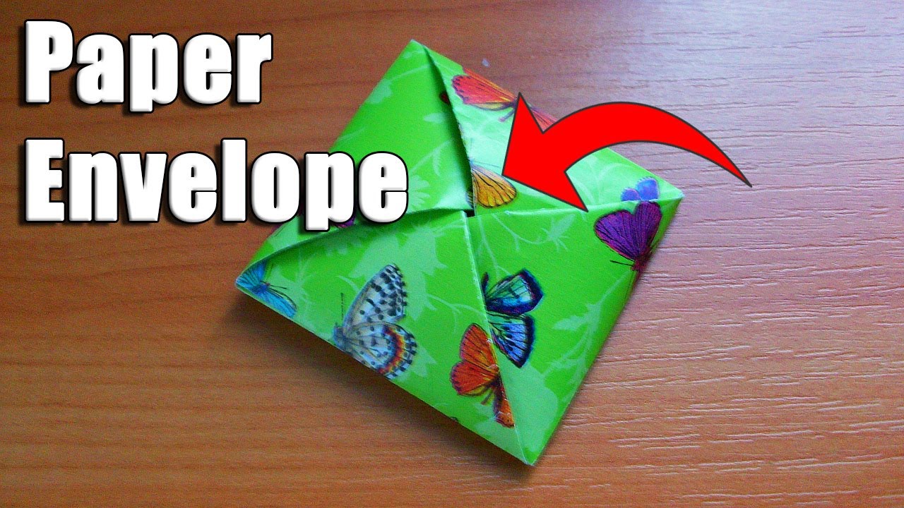 DIY How To Make Envelope For Gift. EASY Paper Crafts For All - YouTube