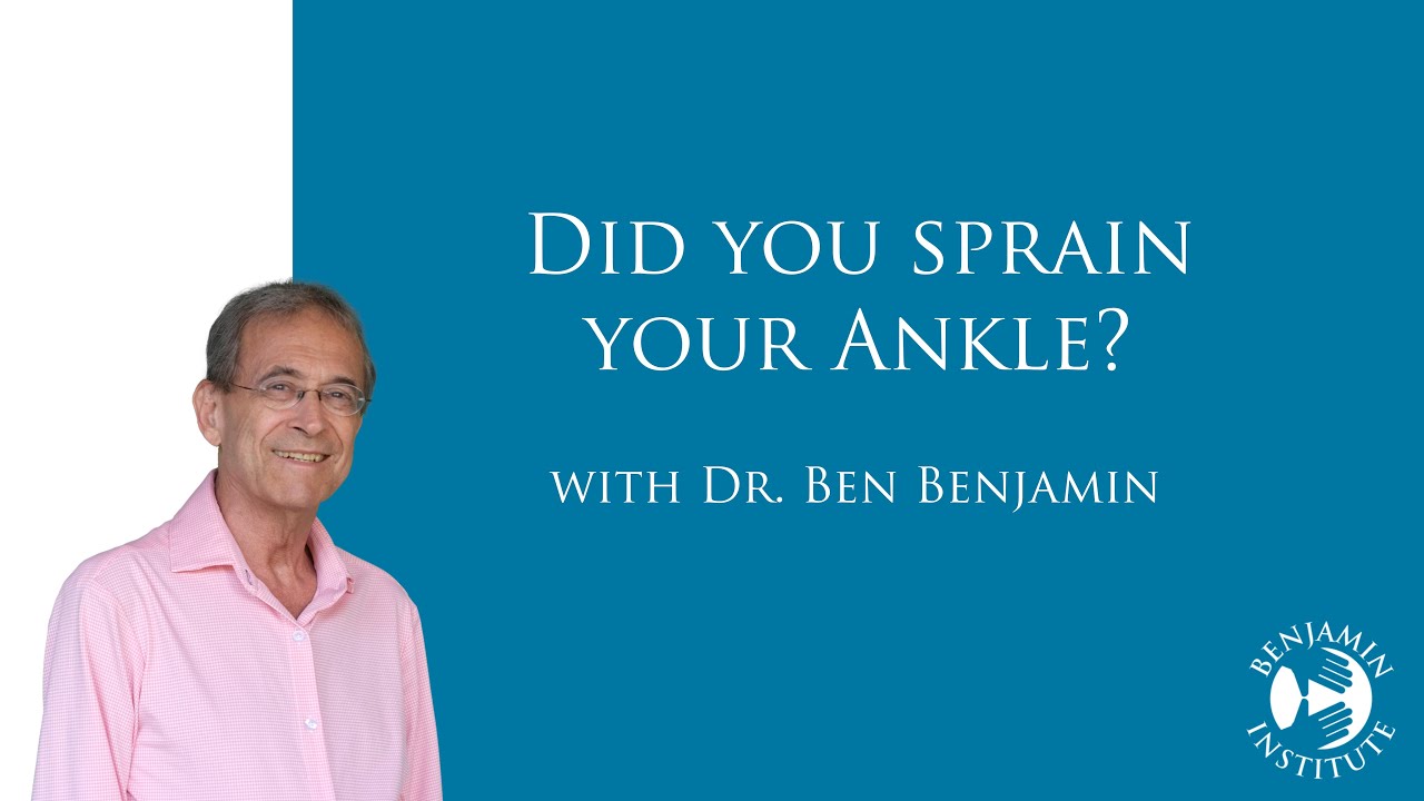 Did You Sprain Your Ankle? | Dr. Ben E. Benjamin - YouTube