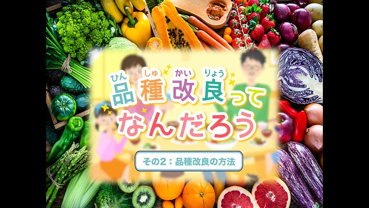 品種改良の方法 Youtube