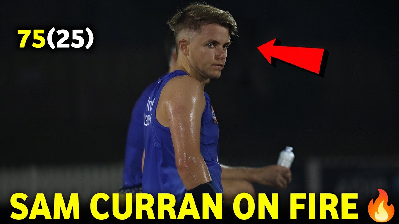 Sam Curran on Fire🔥CSK Practice Camp | CSK Practice Highlights || - YouTube