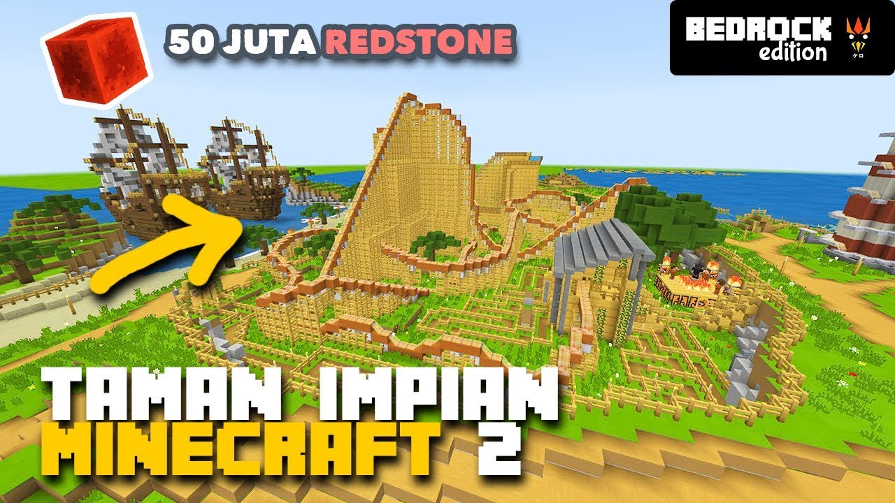 TAMAN IMPIAN MINECRAFT 2 Full Redstone - Part 1 - YouTube