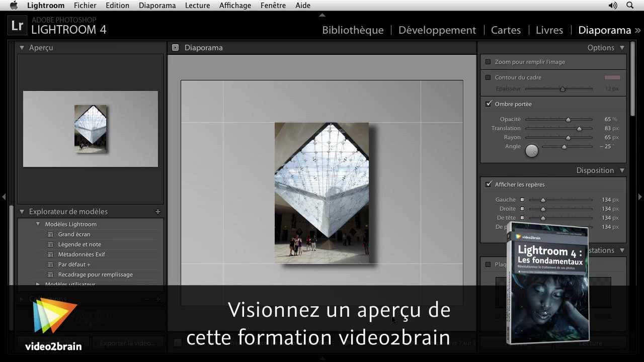 Lightroom 4 : Créer un diaporama - YouTube