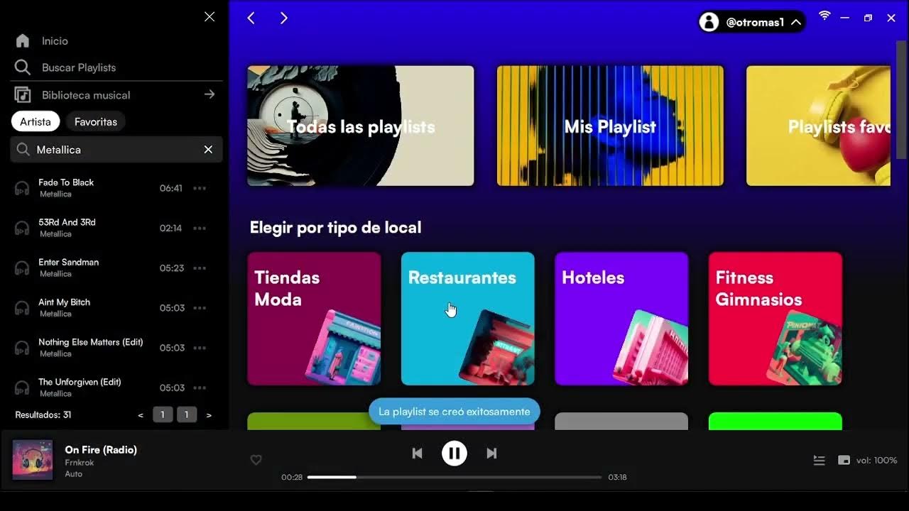 Crear playlist desde la aplicación - YouTube