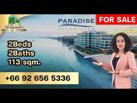 Paradise Ocean View 2 Beds 2 Baths 113 sqm. Large Balcony Beachfront ...