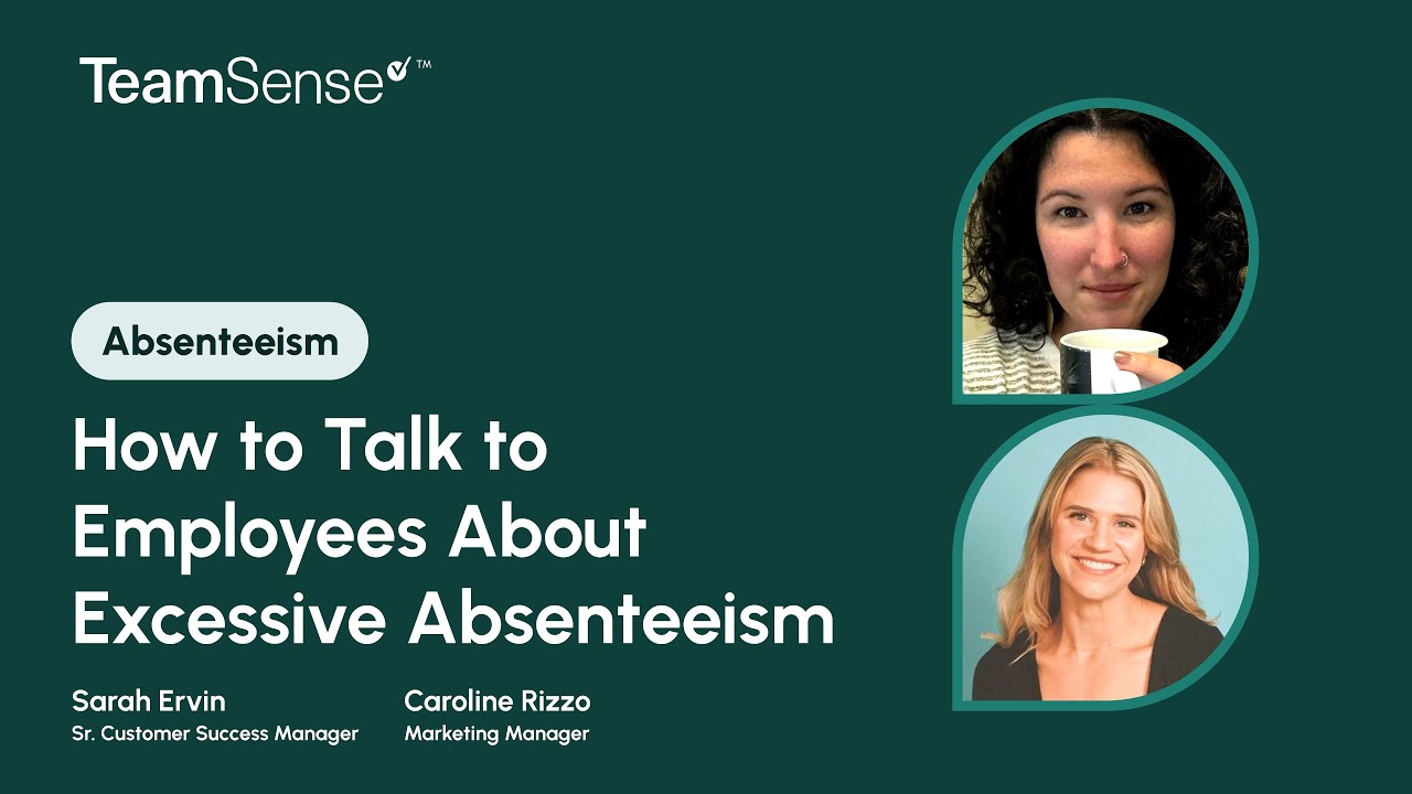 How to Talk to Employees About Excessive Absenteeism - YouTube