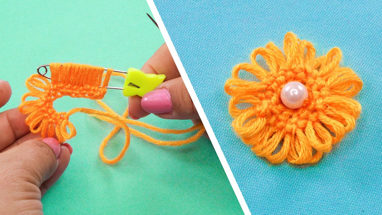 Cómo Hacer Flor con Gancho Nodriza - YouTube