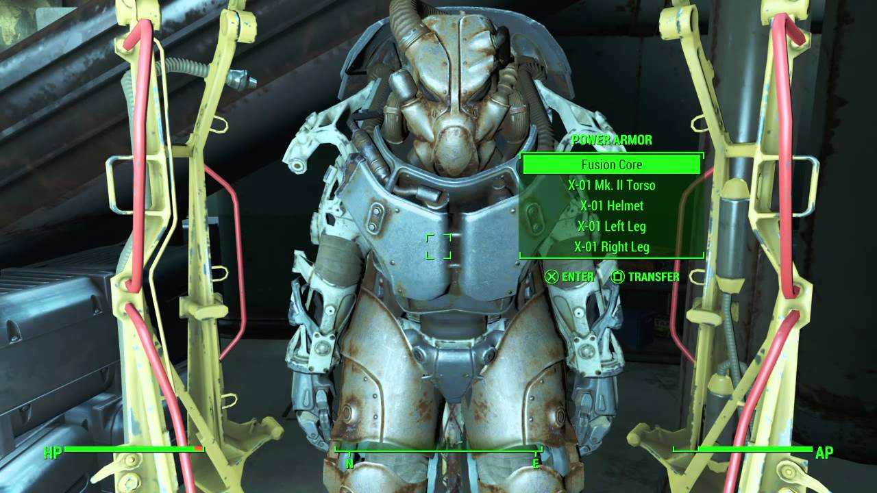 Fallout 4 hidden unique power armor - YouTube