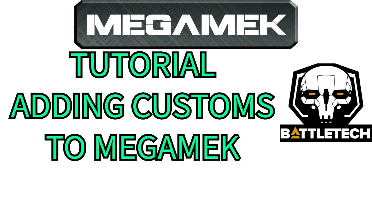How to import a custom mech into Megamek! - YouTube