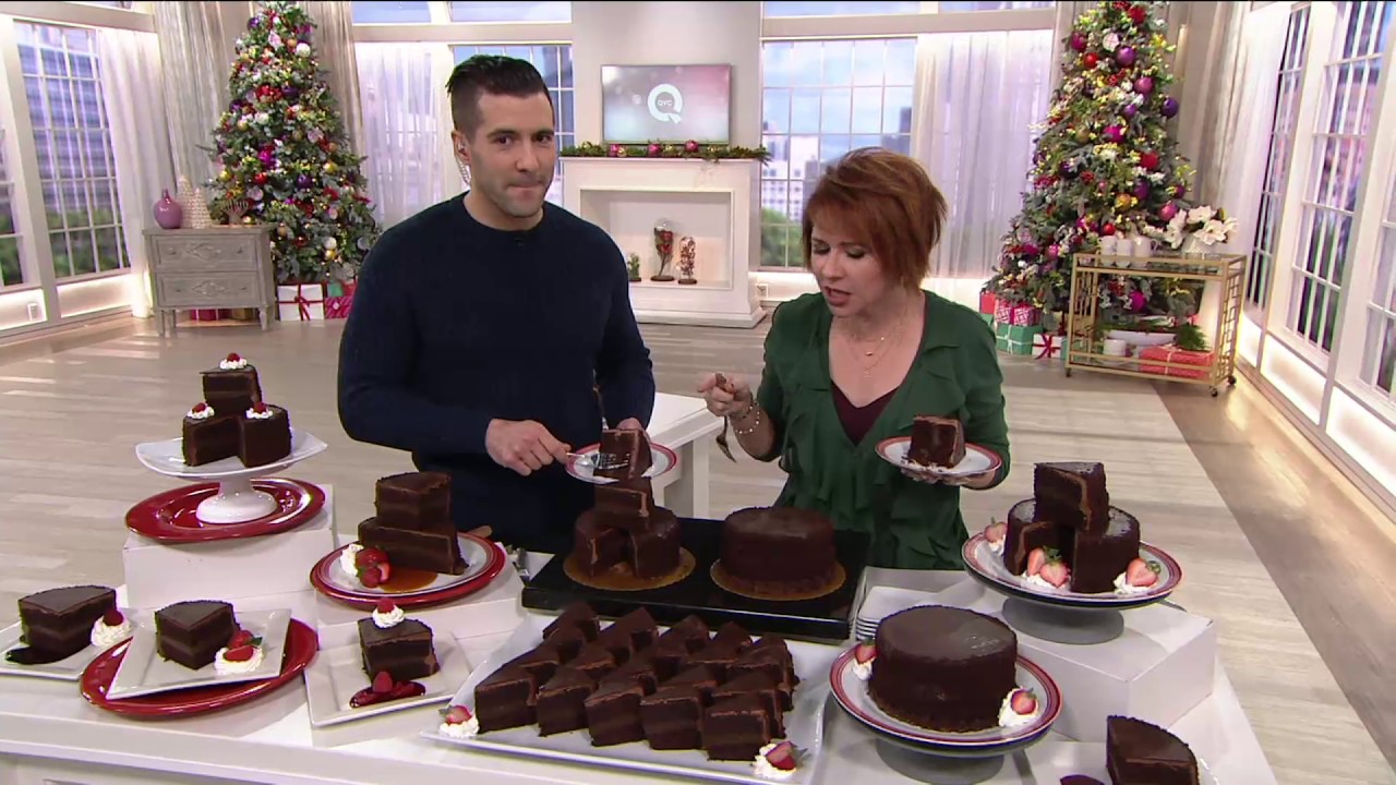 Zaro's Family Bakery (2) 2 lb. New York Blackout Cakes on QVC - YouTube